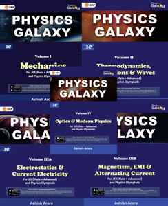 Physics Galaxy Set of 5 Volumes for JEE (Main & Advanced) 3rd Edition by Ashish Arora (Mechanics ...