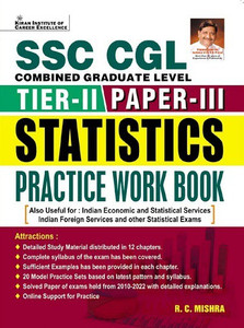 Kiran SSC CGL Tier 2 Paper 3 Statistics Practice Work Book (English Medium)(3796): Buy Kiran SSC ...