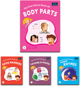 My First Library Books - Set of 4 Books - Colors & Shapes, Body Parts ...