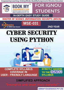 IGNOU MSE-031 Cyber Security using Python Study Guide (In Depth Guide) for Ignou Student - Best ...