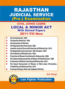 Rajasthan Judicial Service pre exam civil judge cadre / RJS 2024 Local & Minor Acts with Solved ...