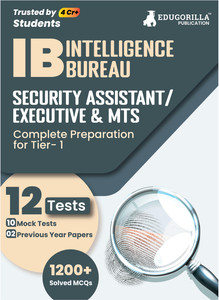 IB Security Assistant/Executive, MTS Tier 1 Book - 2023 (English Edition) - 10 Full Length Mock ...