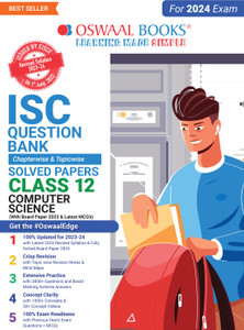 Oswaal ISC Question Bank Class 12 Computer Science Book (For 2024 Board Exams): Buy Oswaal ISC ...