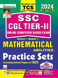 Ssc Cgl Tier 2 Mathematical Abilities Practice Sets 2024 Edition Based On Tcs Pattern Including ...