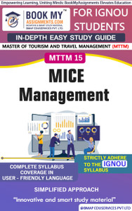 IGNOU MTTM 115 MICE Management Study Material (In Depth Guide) For Ignou Student: Buy IGNOU MTTM ...