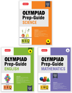 MTG Olympiad Prep-Guide Class-4 Mathematics, Science & English (Set of 3 Books) - Detailed ...