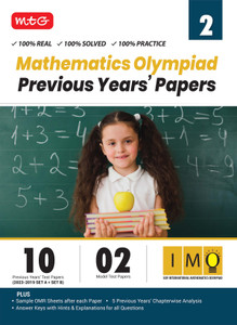 MTG IMO Class-2 Olympiad 10 Previous Years Papers (2023-2019 Set A & B) Mathematics with Mock ...