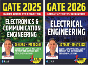 GATE Electronics and Communication Engineering & Electrical PYQ Book - 2026 | Last 30 Years GATE ...