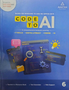 Avartan Code To AI Class 6 Based on window 10 and MS Office 2019: Buy Avartan Code To AI Class 6 ...