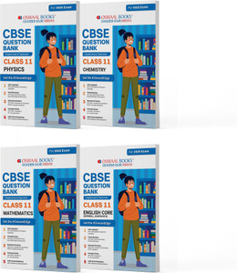 Oswaal CBSE Question Bank Class 11 Set of 4 Books | Physics | Chemistry | Mathematics | English ...