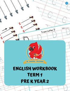 English Workbook Term 1 Pre-K Year 2: Tracing book, Alphabet writing ...