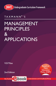 Taxmann's Management Principles & Application (UGCF) – Compact, easy-to-understand book that ...