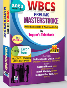 WBCS PRELIMS MASTERSTROKE - WBCS PRELIMS PRACTICE SET: Buy WBCS PRELIMS ...