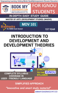 IGNOU MDV 101 Introduction to Development and Development Theories Study Guide (In Depth Guide ...