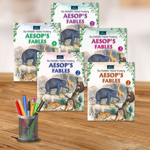 The Fantastic Fables Treasure Aesop Fabels Story (Set of 5 books): Buy ...