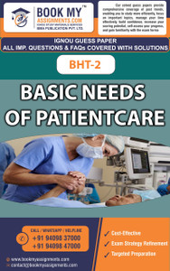 IGNOU BHT-2 Basic Needs of PatientCare Theory | Guess Paper| Important Question Answer ...