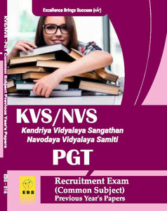 KVS/NVS PGT Common Subjects Previous Year's Papers ( English Medium): Buy KVS/NVS PGT Common ...