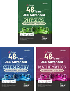 Disha Xclusive 48 Years Jee Advanced (1978 - 2025) Physics, Chemistry & Mathematics Chapter-Wise ...