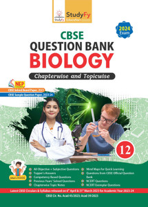 StudyFy Class 12 Biology CBSE Question Bank For 2024 Board Exams ...