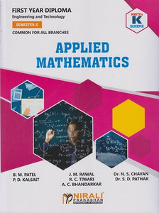Applied Mathematics (MSBTE K Scheme – Semester 2 – First Year Diploma Course In Engineering And ...