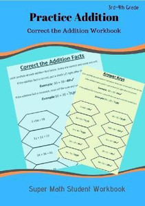 Practice Addition: Correct the Addition Workbook: Buy Practice Addition ...
