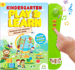 ABC,123,Colors,Shapes, Sound Book with Musical Nursery Rhymes,Talking ...