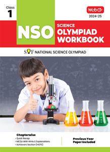MTG National Science Olympiad (NSO) Workbook for Class 1 - Quick Recap, MCQs, Previous Years ...