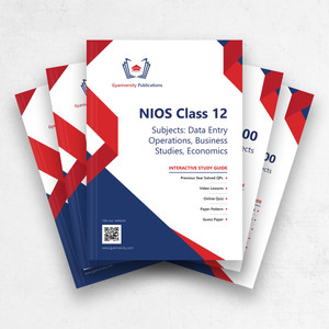 NIOS 12th Class Data Entry Operations, Business Studies, Economics Interactive Study Guides ...