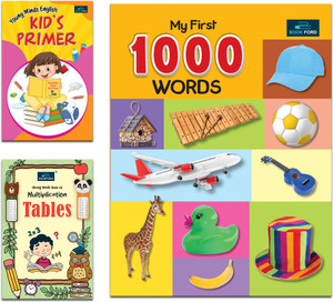 Learning Books for Kids (Set of 3) - My First 1000 Words, Young Minds ...