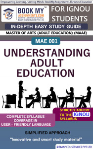 IGNOU MAE 1 Understanding Adult Education In Depth Guide For Ignou Student: Buy IGNOU MAE 1 ...