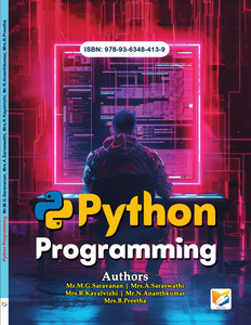 Python Programming: Buy Python Programming by Mr.M.G.Saravanan, Mrs.A.Saraswathi, R.Kayalvizhi ...