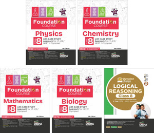 Foundation Course in Class 8 Physics, Chemistry, Mathematics & Biology with Case Study Approach ...