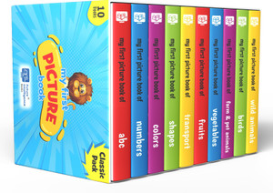 My First Picture Book - Classic Pack - Set of 10 Board Books for Kids ...