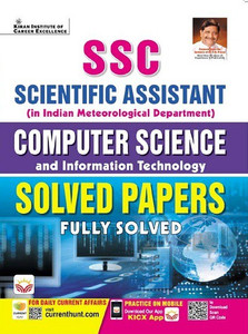 SSC Scientific Assistant Computer Science and Information Technology Solved Papers Fully Solved ...