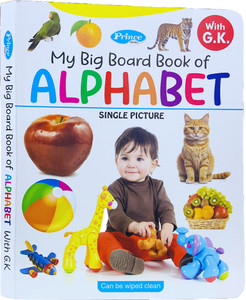 My Big Board Book Of English Alphabet Learning Book For Kids Single ...