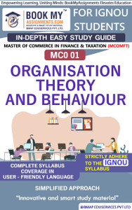 IGNOU MCO 01 Organisation Theory and behaviour In Depth Guide For Ignou Student: Buy IGNOU MCO ...