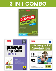 MTG Class-8 National Science Olympiad (NSO) Workbook, Prep-Guide & Previous Years Papers (PYQs ...