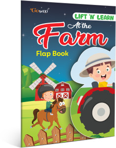 At the Farm Flap Book: Lift The Flap Book for Kids, learning with farm ...