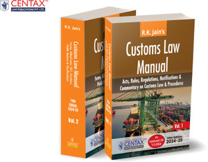 Customs Law Manual: Buy Customs Law Manual by Jain RK at Low Price in India | Flipkart.com