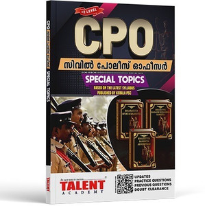 Kerala PSC Civil Police Officer (CPO) Special Topics 2024 | Talent Academy: Buy Kerala PSC Civil ...
