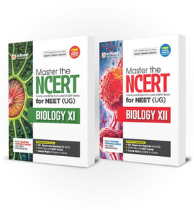 Arihant Master the NCERT Biology Class 11 and 12 for JEE/CUET 2026 (Set fo 2) | Line by Line ...