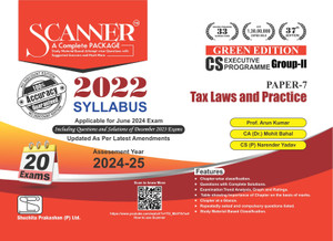 Tax Laws And Practice Paper 7 CS Executive Gr II Scanner