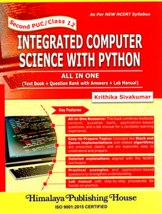 Himalaya Publishing House - 2nd PUC / Class 12- Integrated Computer Science With Python | All In ...