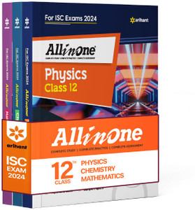 (Old Edition) Arihant All In One Class 12th Physics, Chemistry, Mathematics for ISC Exam 2024 ...