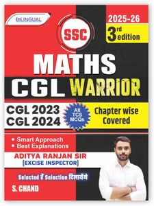 Aditya Ranjan Sir SSC Maths CGL Warrior 3rd Edition (2025 - 2026) | CGL 2023 & 2024 All TCS MCQs ...
