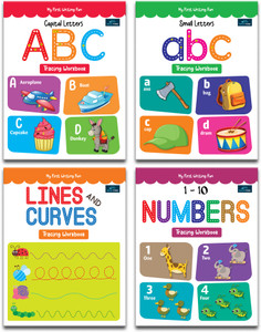 My First Writing Fun Tracing Workbook - Set of 4 Books - Capital ...