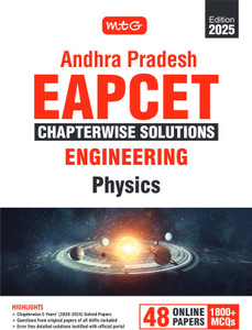 MTG Andhra Pradesh EAPCET Chapterwise Previous Years (2020-2024) Solved Question Papers Physics ...
