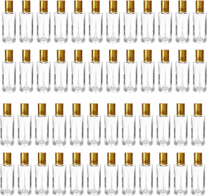 nsb herbals Empty Clear Glass Roll On Bottles for Essential Oil, Perfume, Lip Balm, Attar 8 ml ...