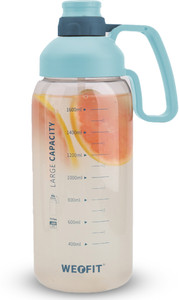 WErFIT 1.8L BPA-Free Water Bottle-Leak-Proof, Detachable Straw, with Handle for Office 1800 ml ...