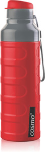 Cosmo Plastoware Cosmo - Safari Range - Red Colour 1000ml Insulated Bottle : Pack of 1 1000 ml ...